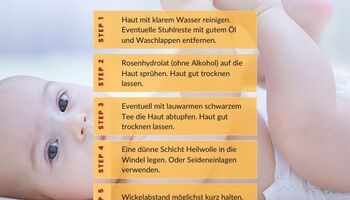 Babypopo ist rot - was tun? - sabine-bauer.de/blog